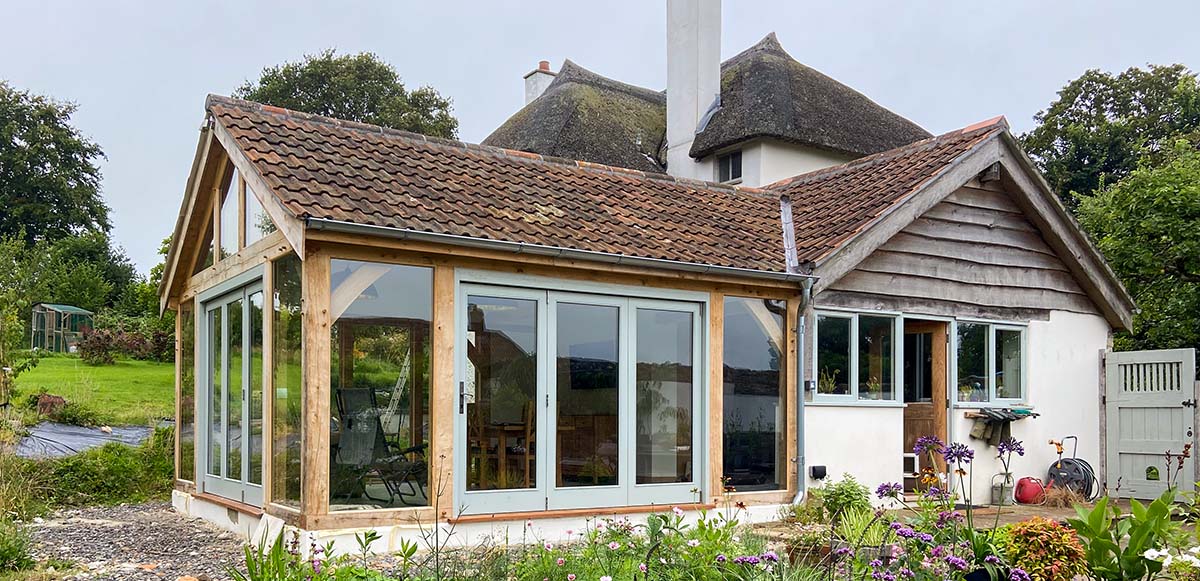 Beautifully Crafted Oak Frame Extensions by Frameworks