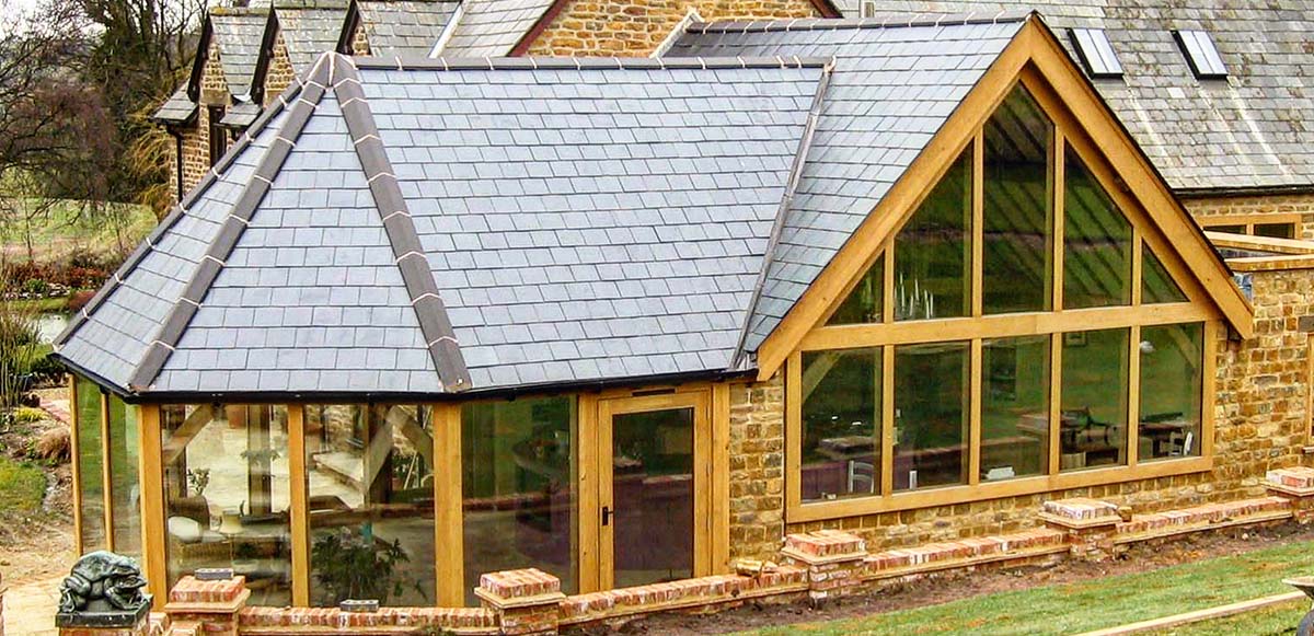 Beautifully Crafted Oak Frame Extensions by Frameworks